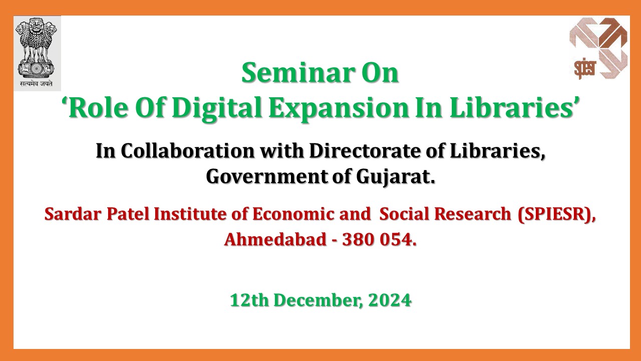 Sardar Patel Institute of Economic and Social Research